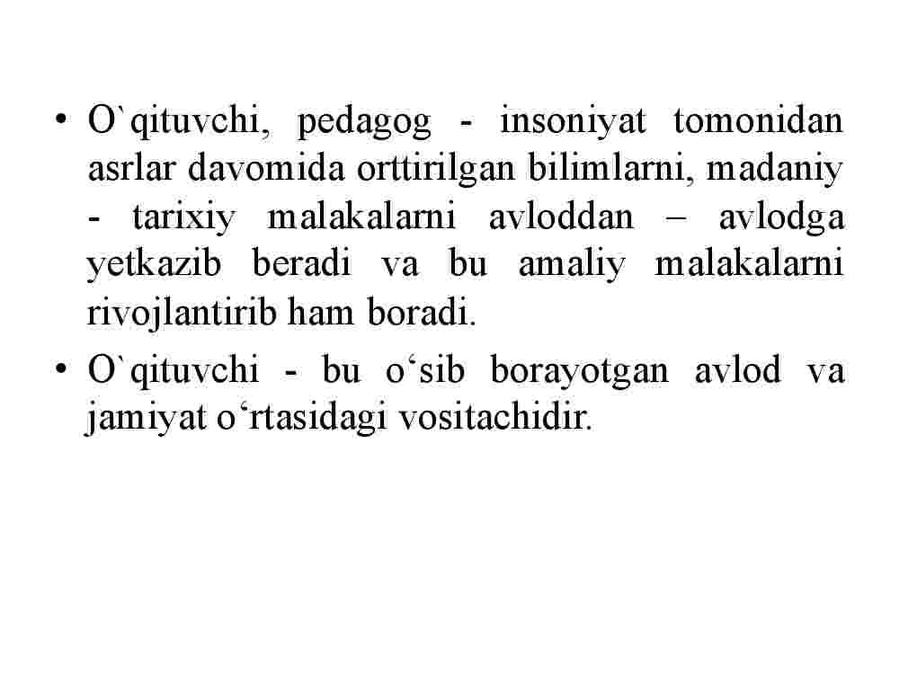 O'qituvchi psixologiyasi - Alldata